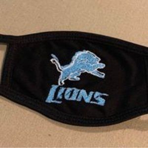 MID Designs | Other | Detroit Lions Face Mask 2 Ply Jersey Cotton ...